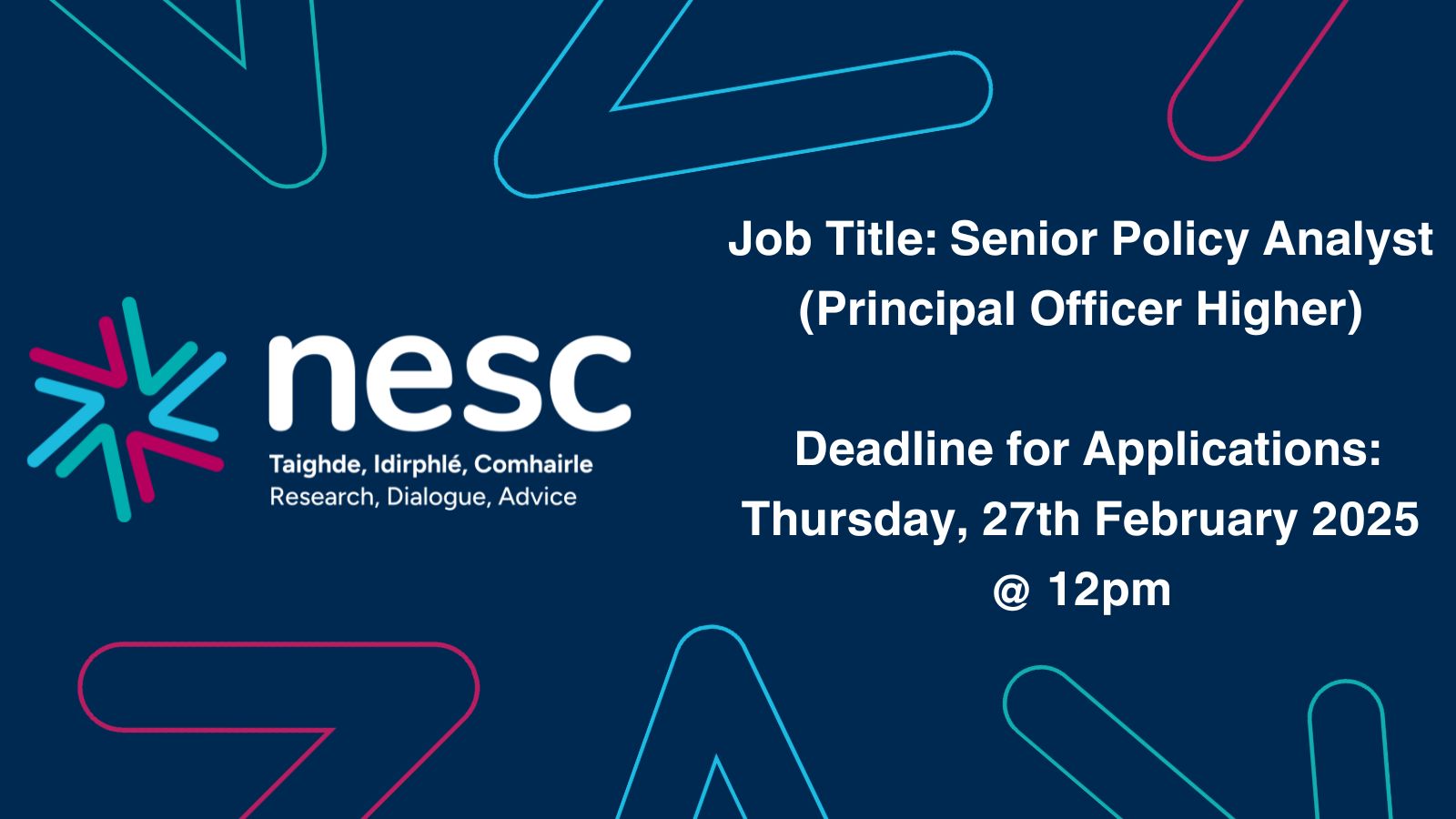 Careers in NESC | The National Economic and Social Council - Ireland